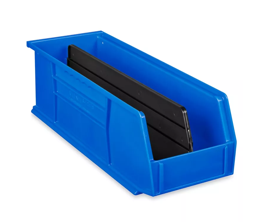 Plastic Stackable Bins - 15 x 5 1⁄2 x 5" - getply